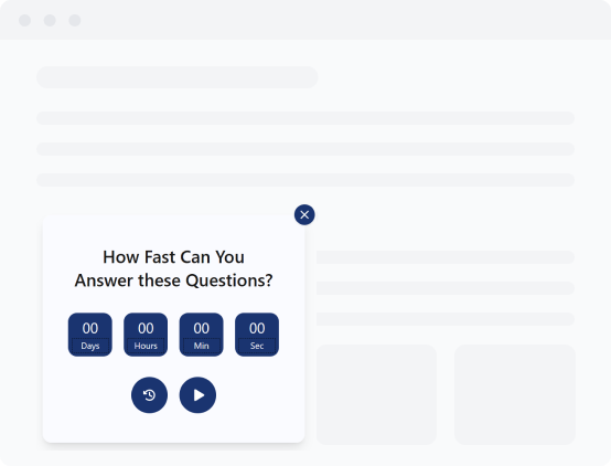 Fouita Countup Widget