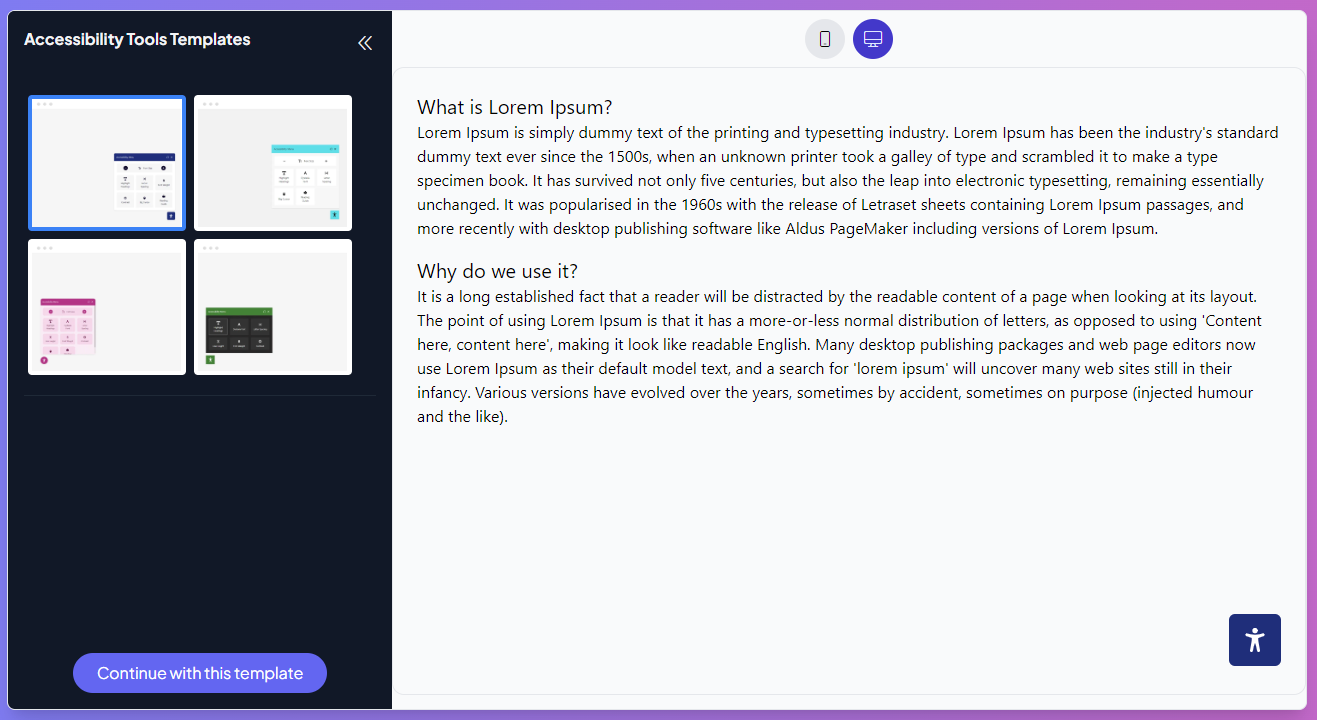 Best Accessibility Tools Widget For Your Website | Fouita
