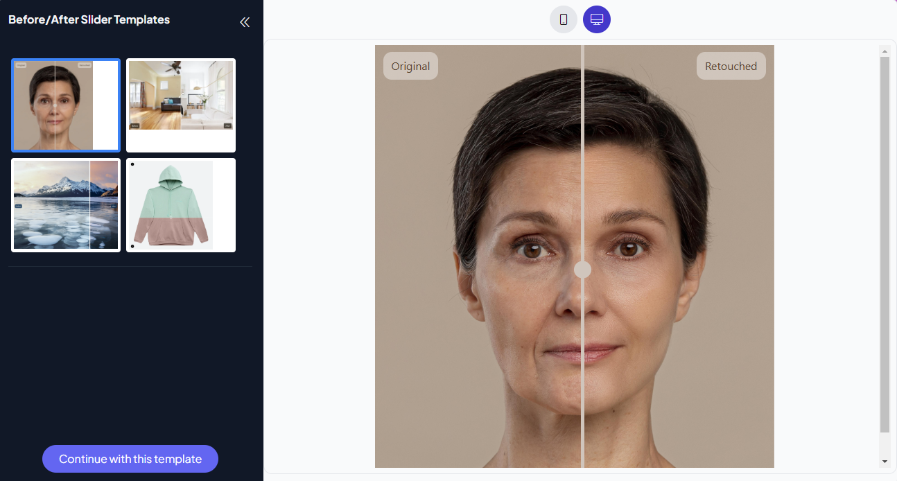 Before And After Slider Widget | Fouita Before And After Slider Widget | Fouita