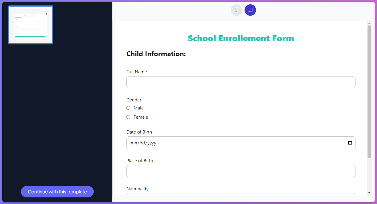 Best Registration Form Widget For Your Website | Fouita